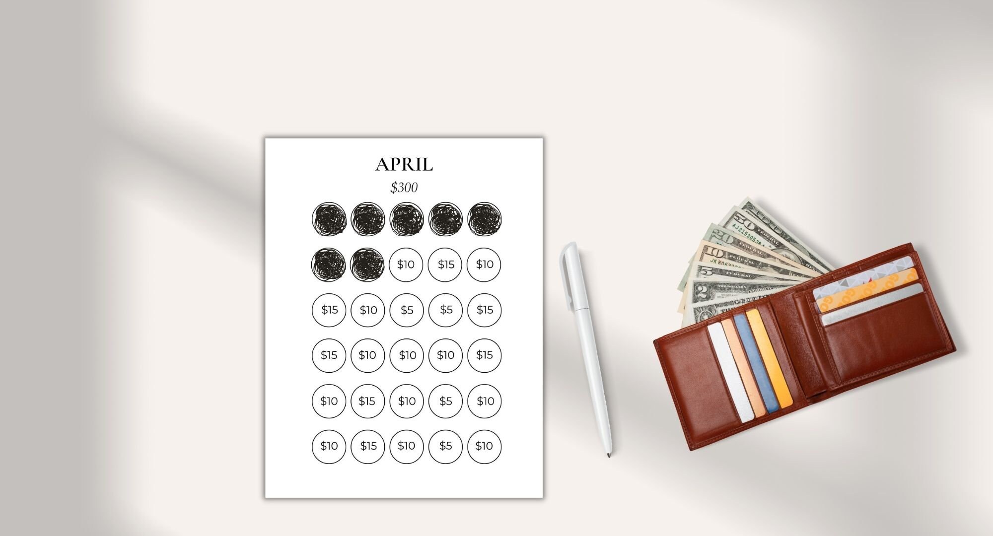 12 Month Money Saving Challenge Set Budget Challenge Sheets 300 Saving ...