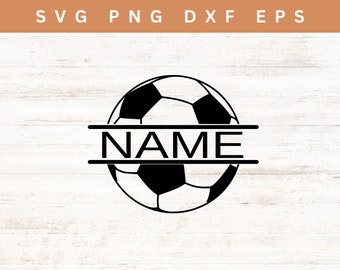 Soccer Ball Svg LAYERED Soccer Svg, Dxf, Png, Instant Download, Torn ...