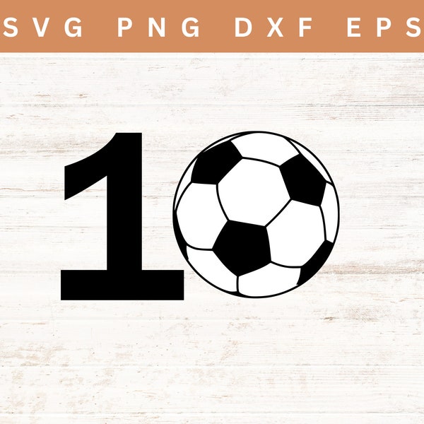 10th Soccer Birthday Shirt - Etsy