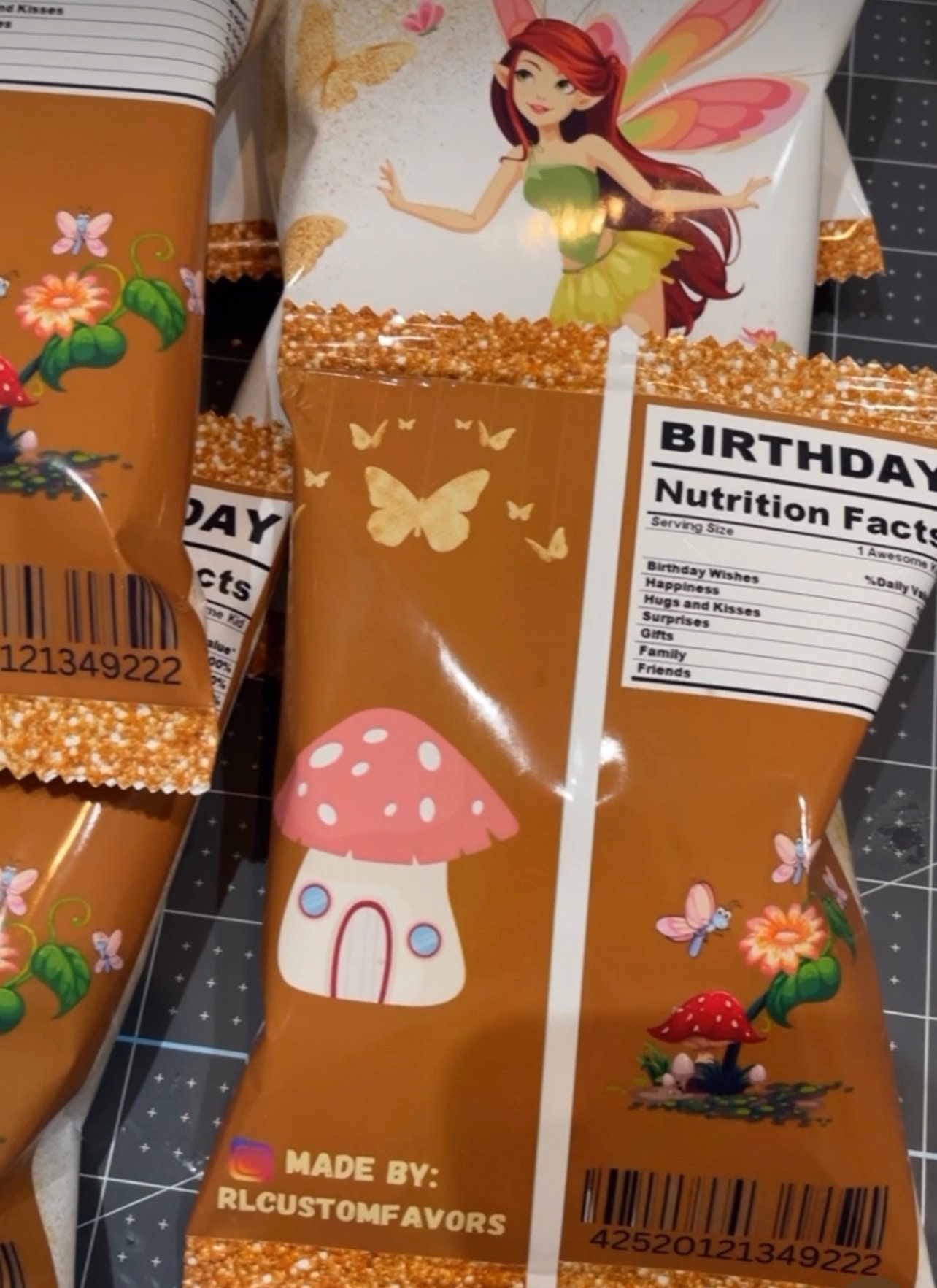 Personalized Chip Bag, Custom Chip Bags , Custom Party Favors, Set of ...