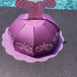 Custom Partt Box, Favor Box, Princess Party Box, Princess Box, Set of ...