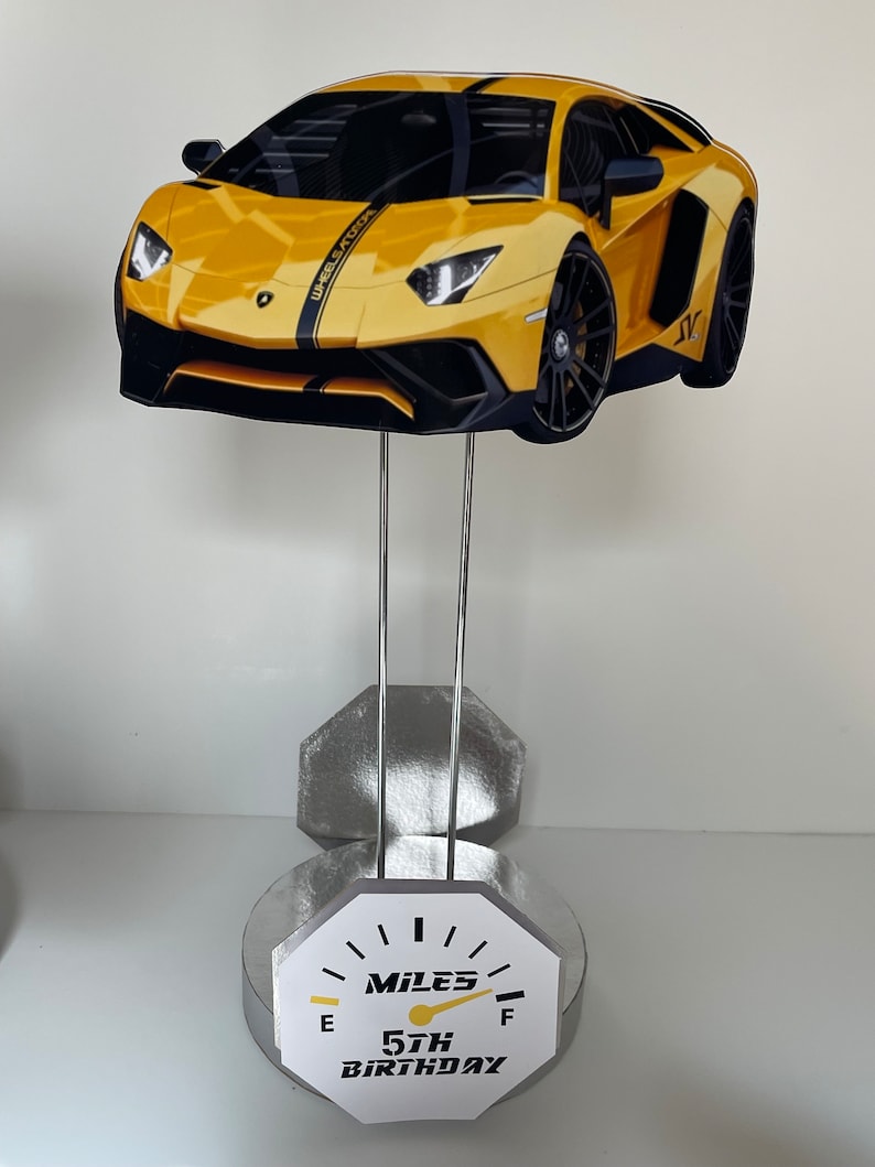 Centerpiece Car Centerpieces Custom Centerpiece, Table Centerpiece ...