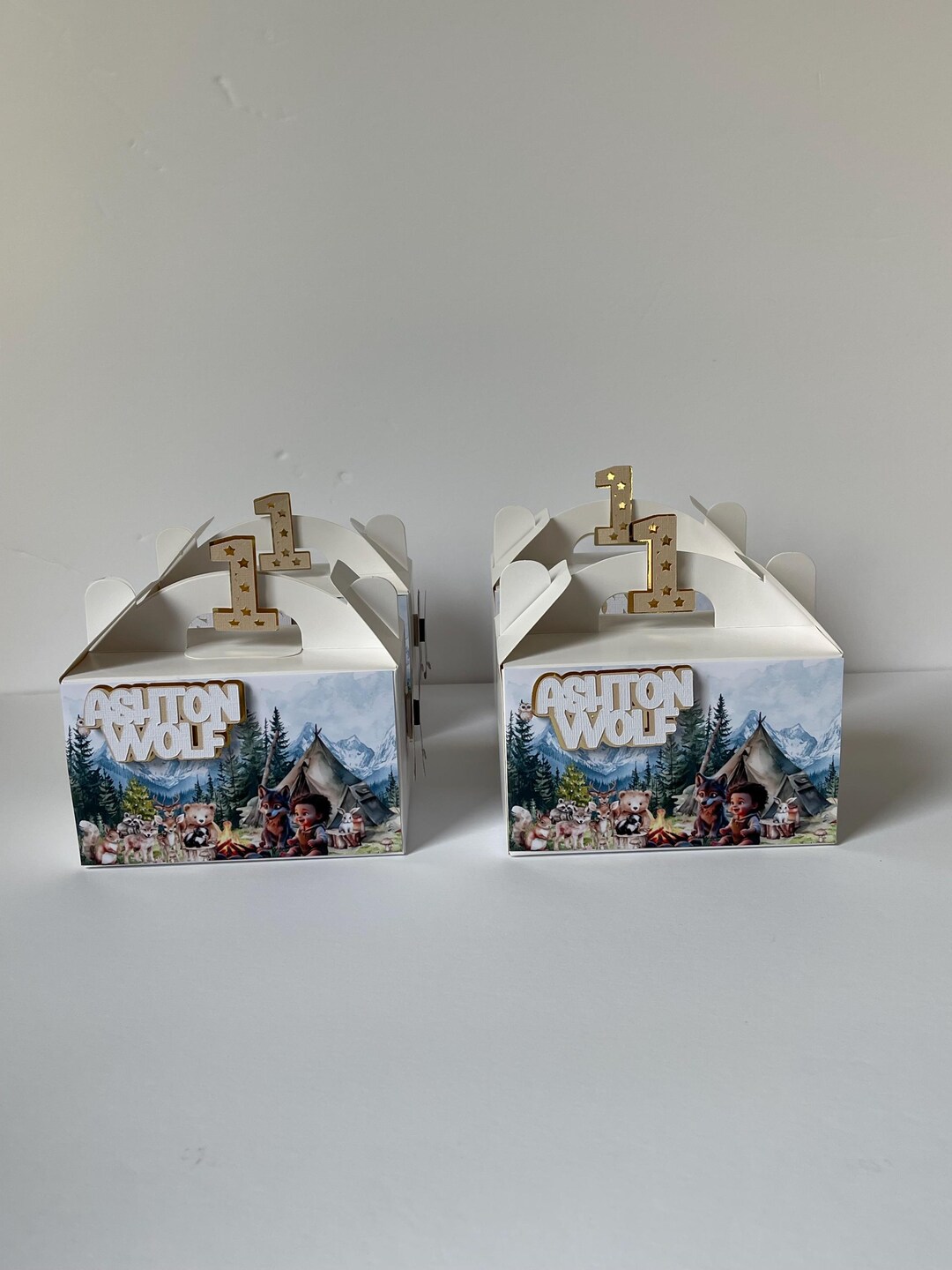 Custom Gable Box, Personalized Gable Box, Set of 12 - Etsy