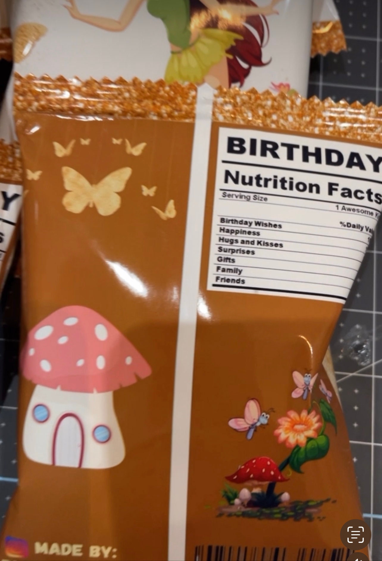 Personalized Chip Bag, Custom Chip Bags , Custom Party Favors, Set of ...