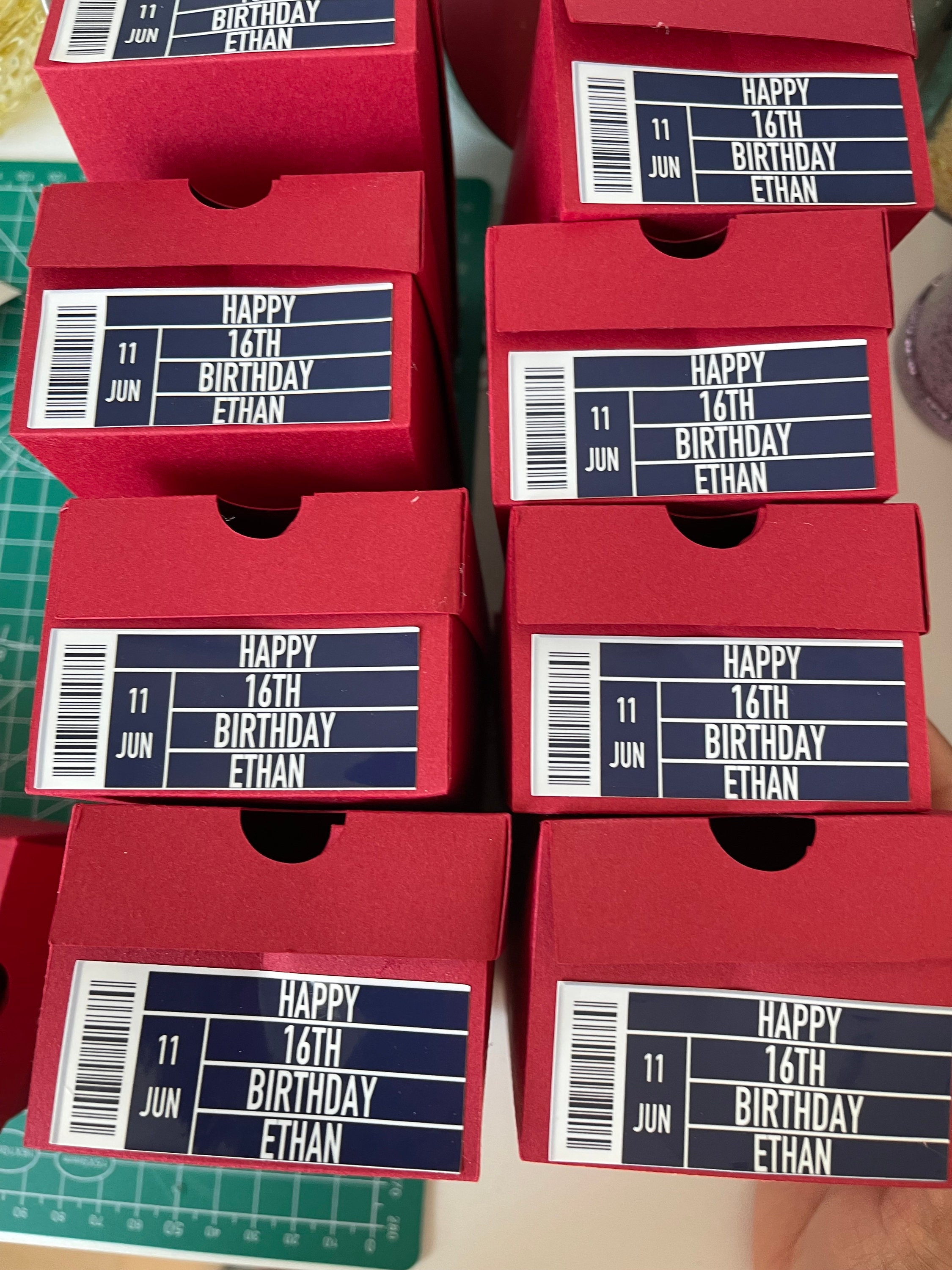 Personalized Mini Sneaker Box, Custom Sneaker Box, Sneaker Box, Party ...