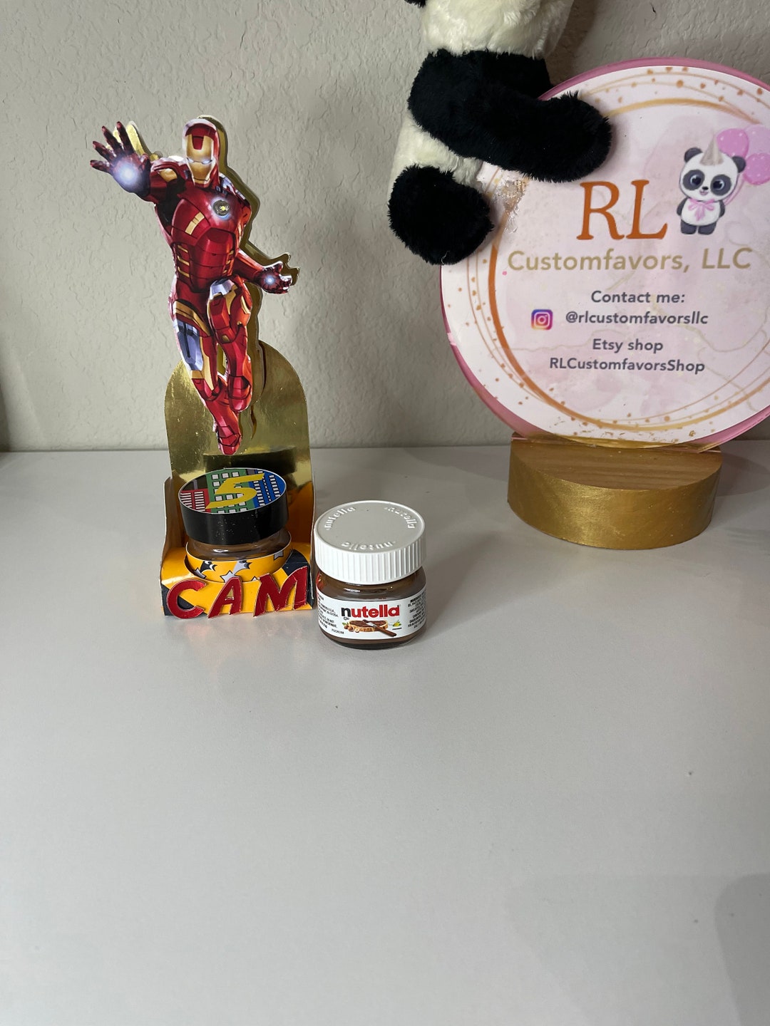 Nutella Party Favor Filled Nutella Party Favor Custom Nutella Party ...