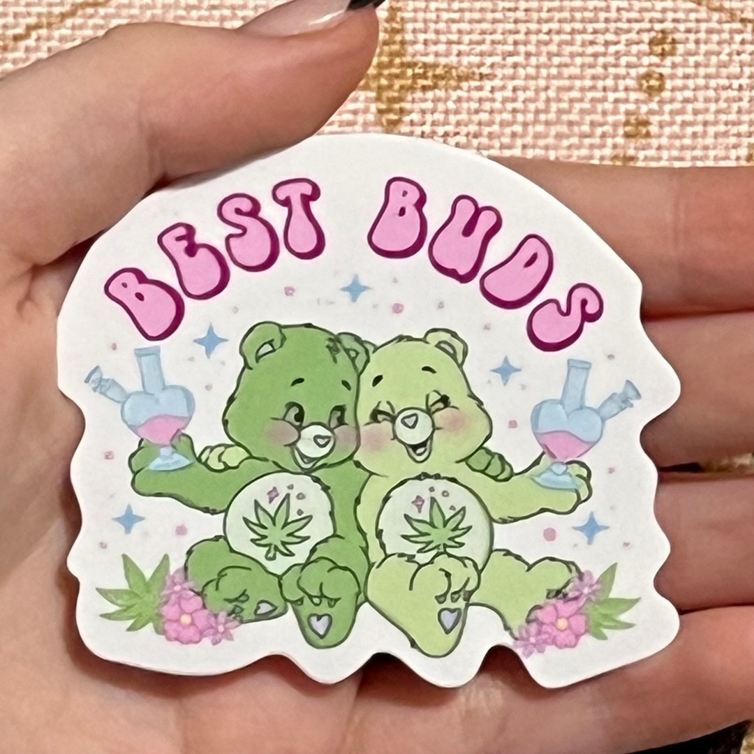 Best Buds Bear Sticker Laptop Sticker Water Bottle Sticker Journal ...