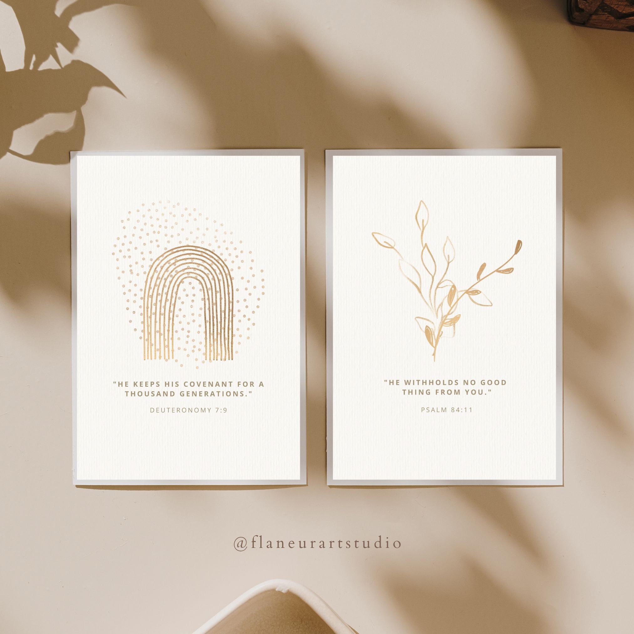 Scripture Wall Art Bundle, Gallery Wall Art Set, Beige Printable Art ...