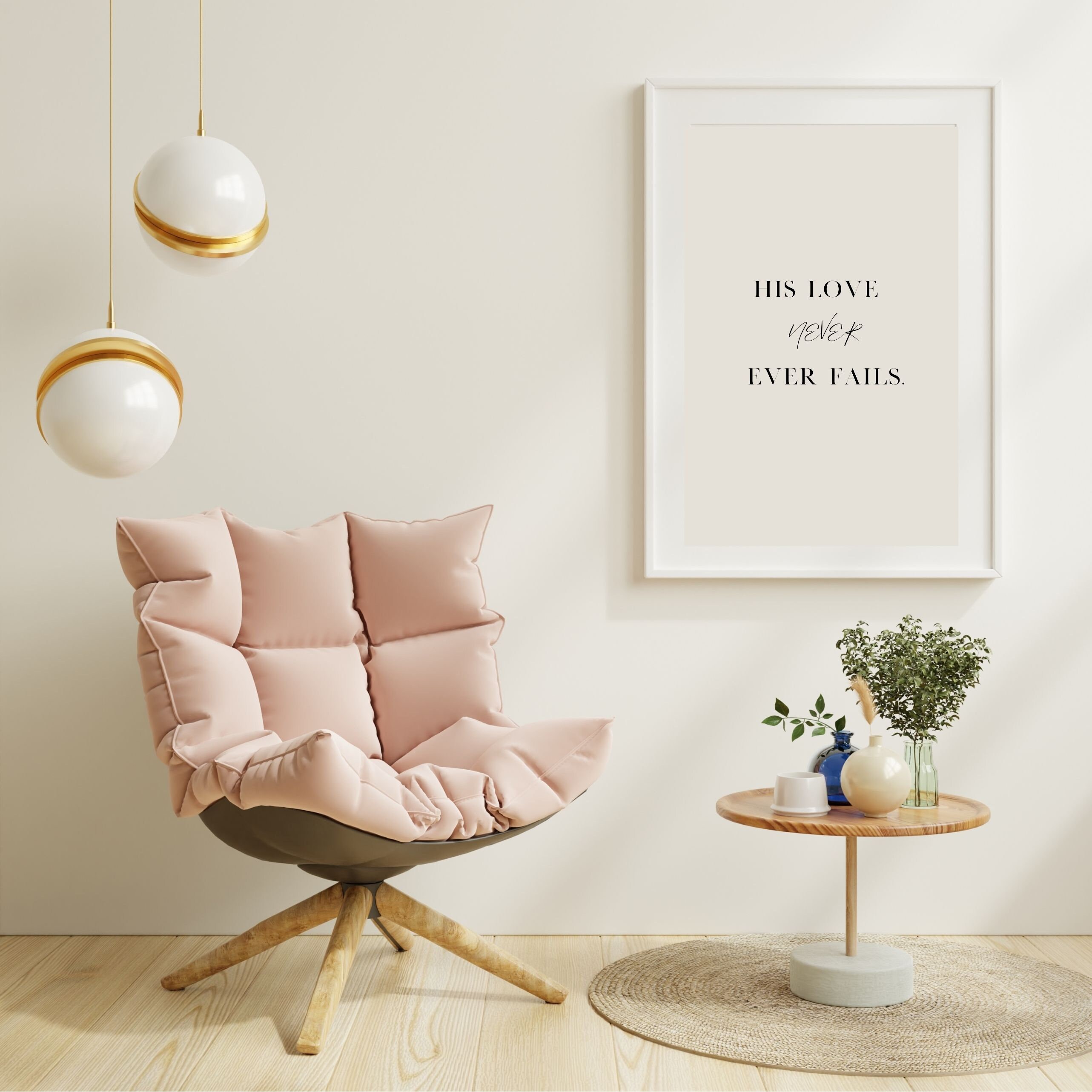 Scripture Digital Prints, Gallery Wall Art Set, Beige Printable Art ...