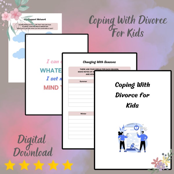 Separation Worksheets for Kids - Etsy