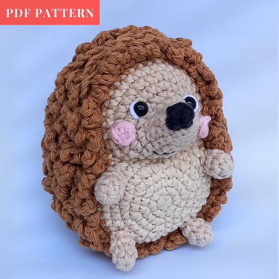 No Sew Fidget Hedgehog Crochet Pattern (PDF Pattern) - Etsy