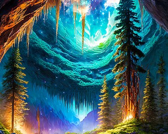 Crystal Cove 11X14 Digital Art (A Part of the Creative Realities ...