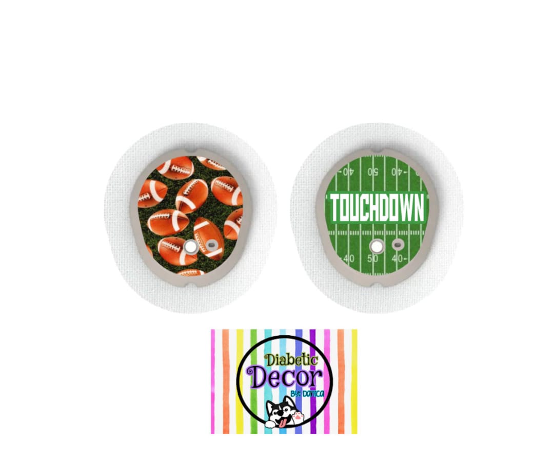 G7/ Football 2 Pack / Dexcom G7 Stickers, Diabetes Stickers, Dexcom ...