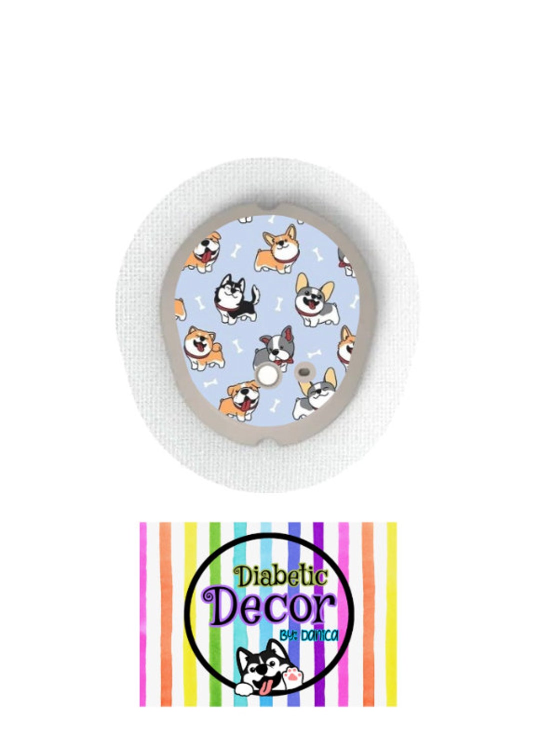 G7/ Puppies Single Sticker / Dexcom G7 Stickers, Diabetes Stickers ...