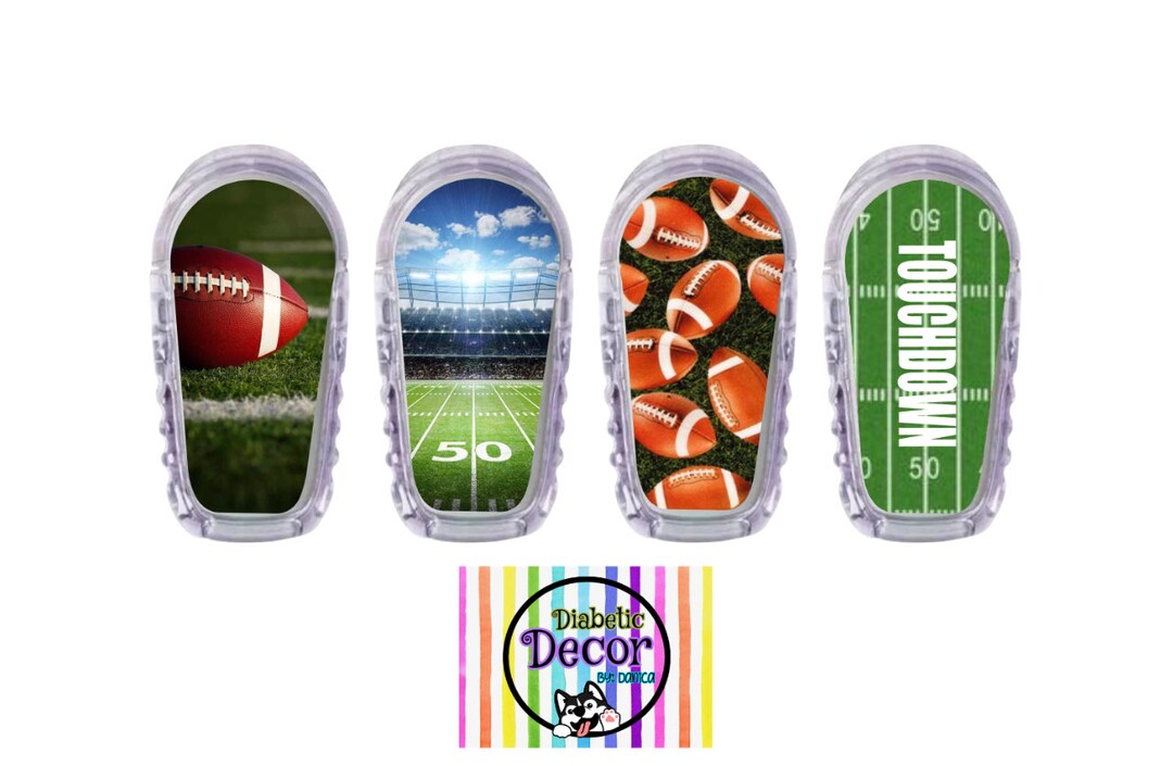 G6/ Football 4 Pack /dexcom G6 Stickers, Diabetes Stickers, Dexcom ...