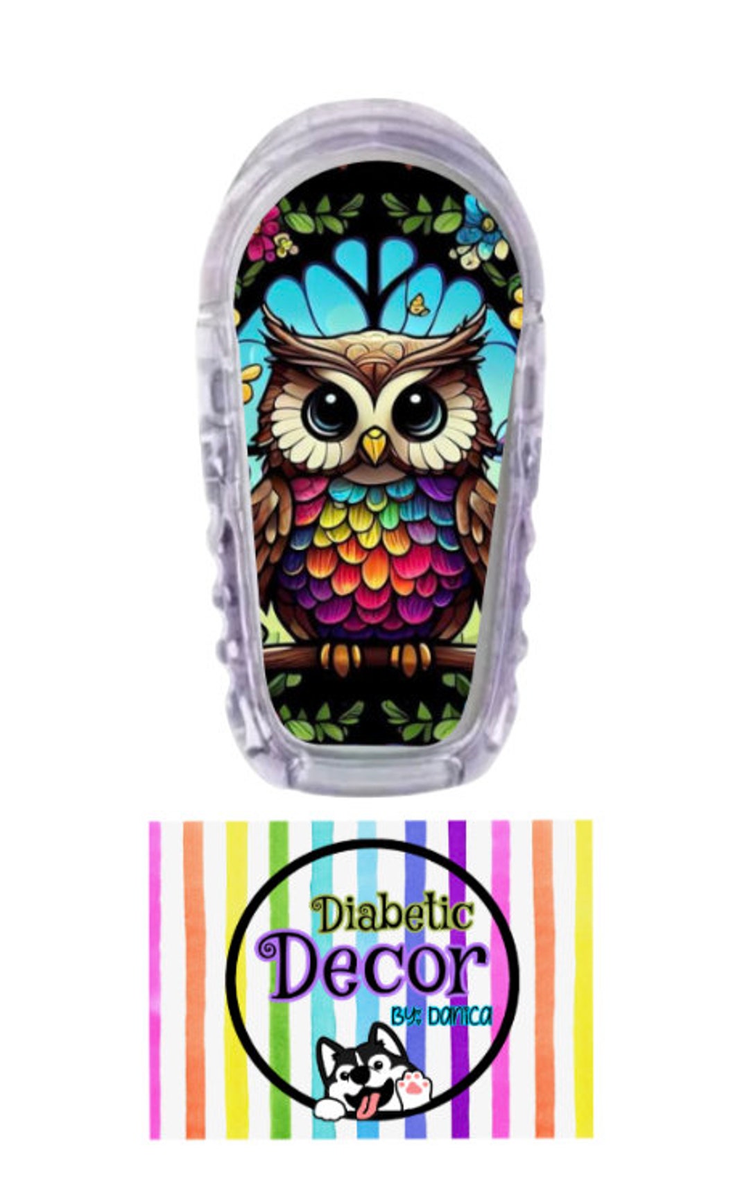 G6 Owl Single Sticker / Dexcom G6 Stickers, Diabetes Stickers, Dexcom ...