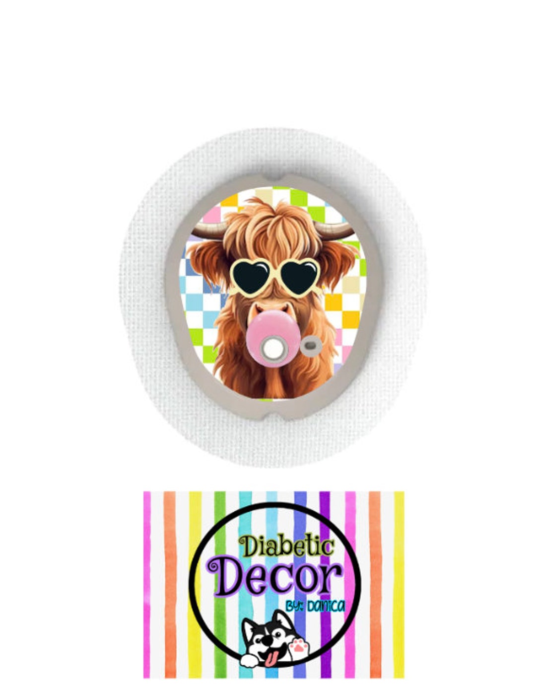 G7/ Hey Girl Single Sticker / Dexcom G7 Stickers, Diabetes Stickers ...