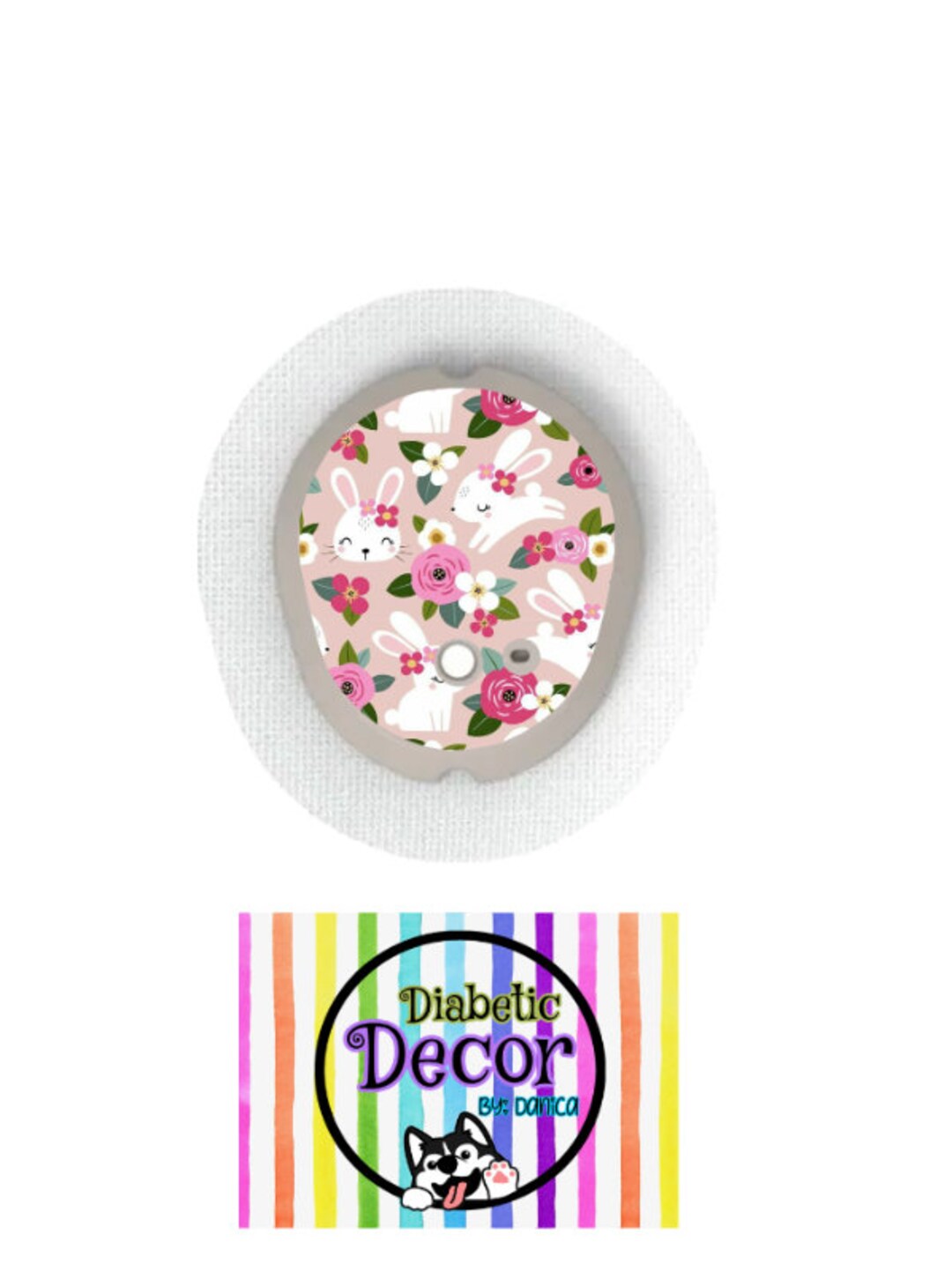 G7/ Bunnies G7 Single Sticker /dexcom G7 Stickers, Diabetes Stickers ...