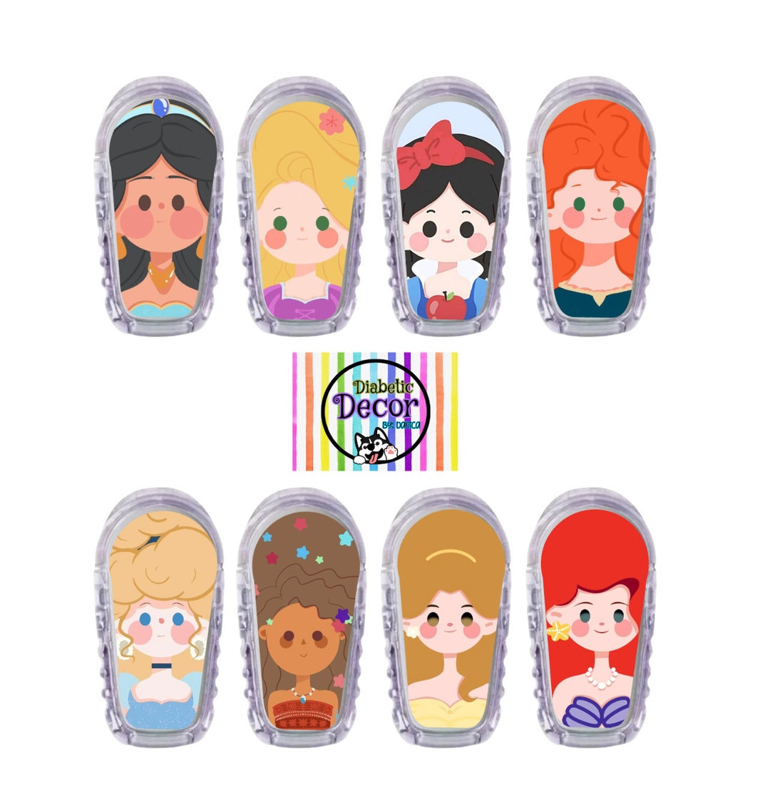 G6/ Princesses 8 Pack /dexcom G6 Stickers, Diabetes Stickers, Dexcom ...