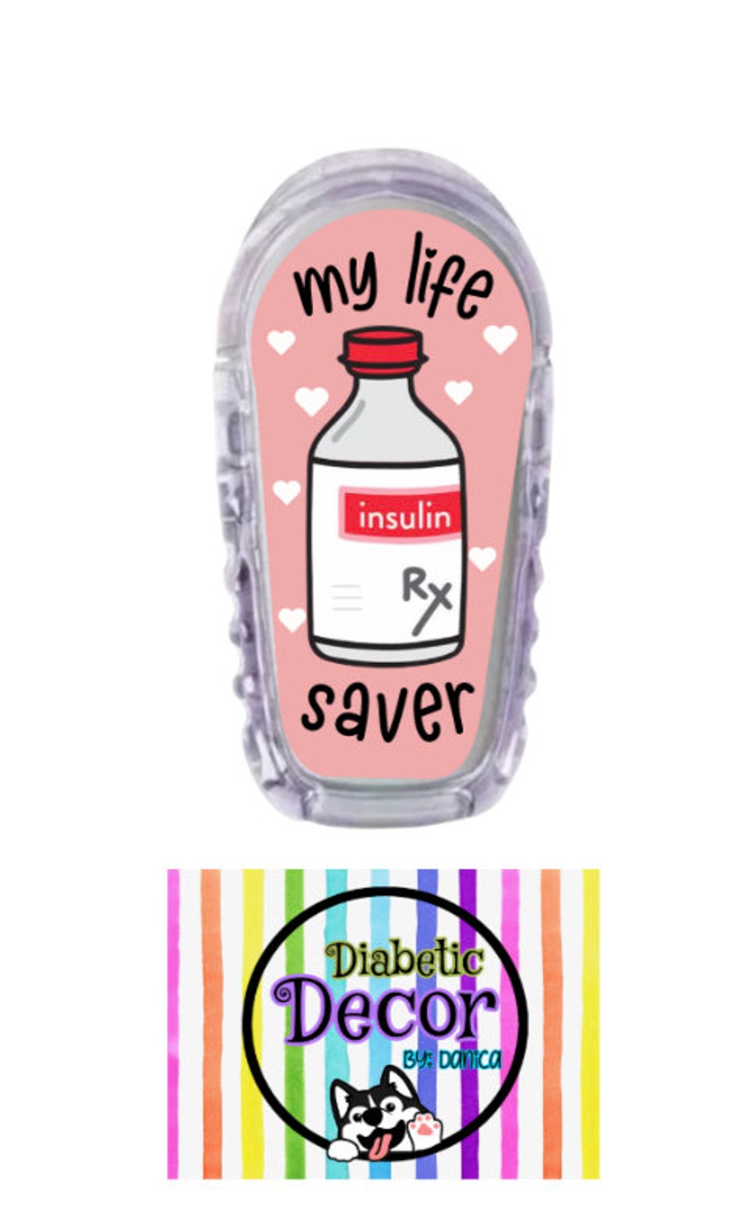 G6/insulin My Life Saver Single Sticker /dexcom G6 Stickers, Diabetes ...