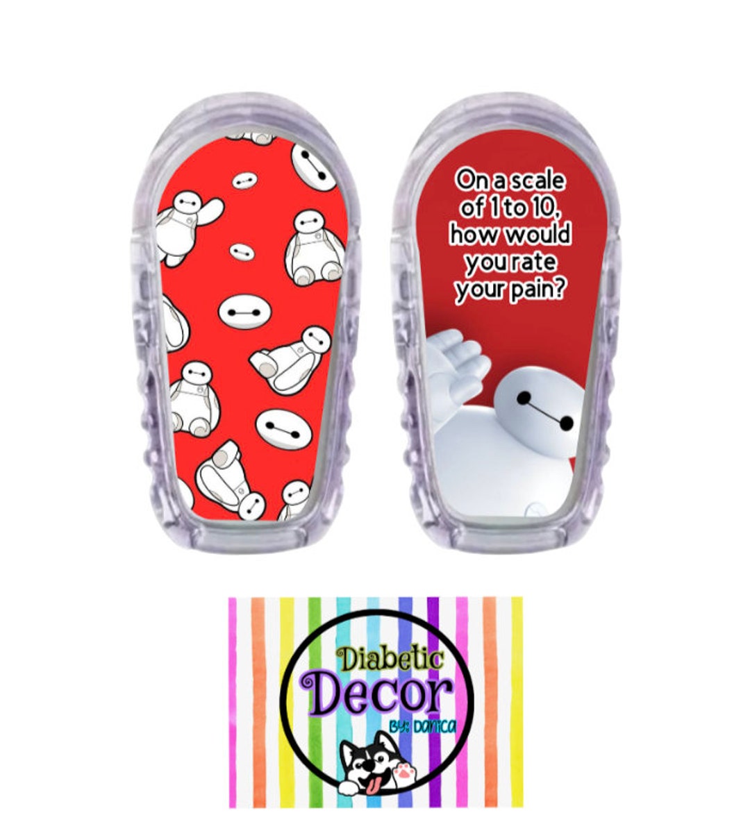 G6/ Health Care Robot 2 Pack / Dexcom G6 Stickers, Diabetes Stickers ...