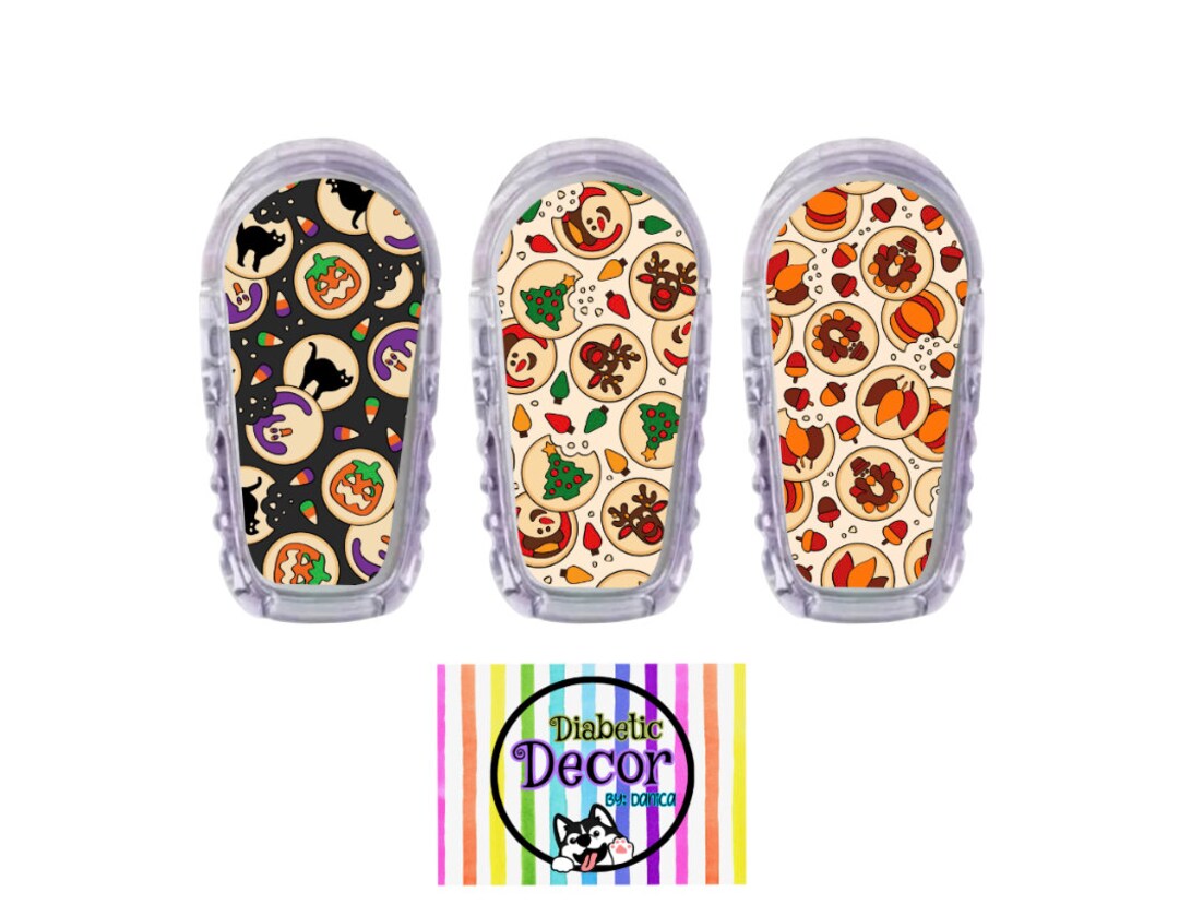 G6/ Holiday Cookies 3 Pack / Dexcom G6 Stickers, Diabetes Stickers ...