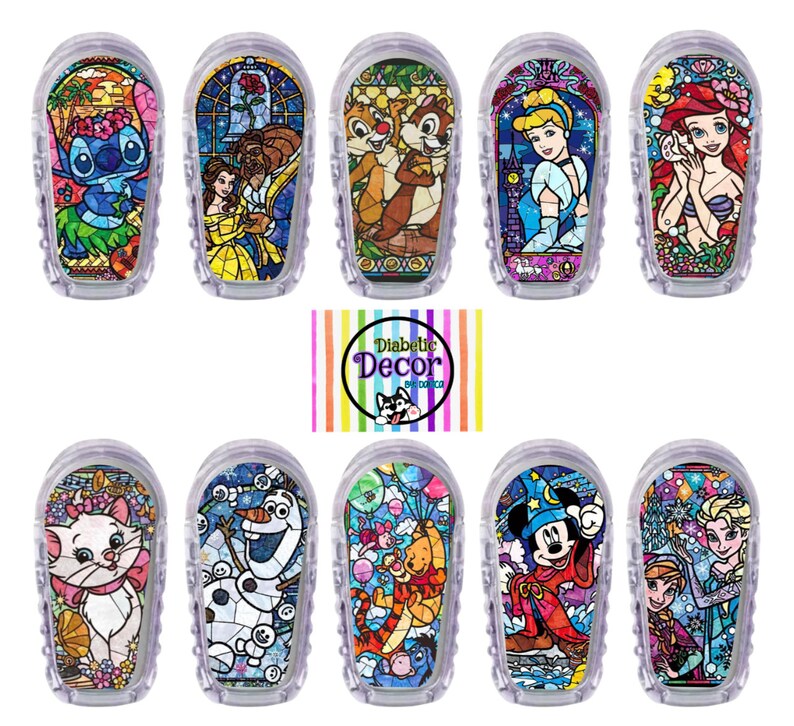 G6/ Stained Glass 10 Pack /dexcom G6 Stickers Diabetes - Etsy