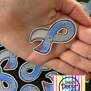 Type 1 Diabetes Sticker/ T1D Stickers/ Type 1 Diabetes Awareness/ Blue ...