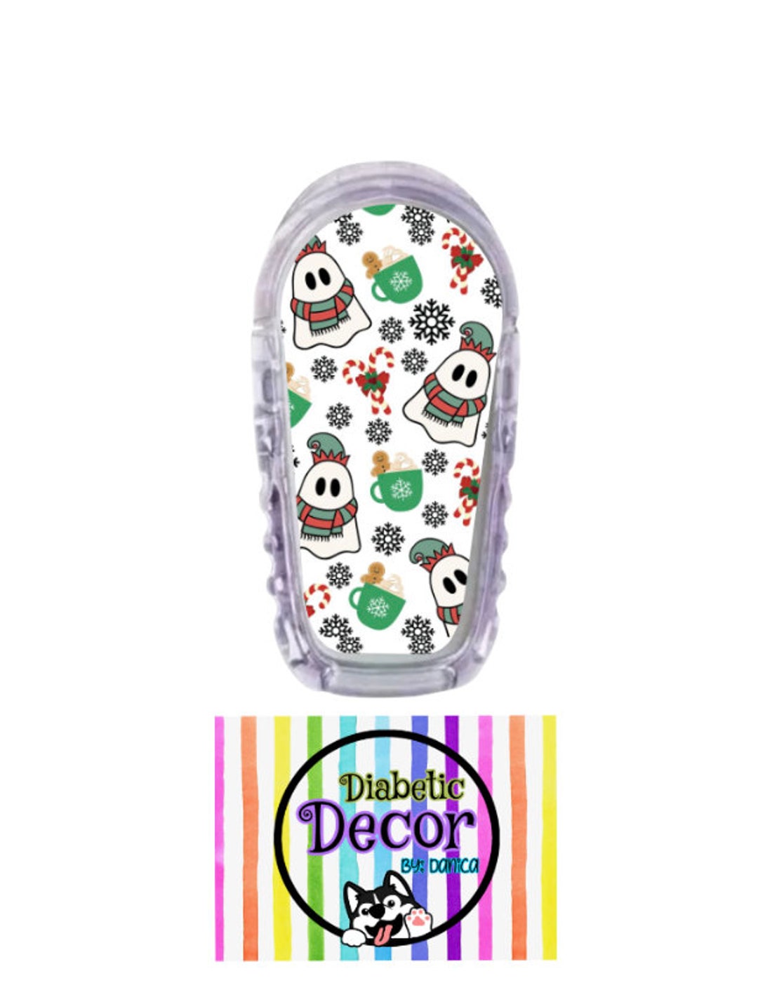 G6/ Ghost Elf Single Sticker /dexcom G6 Stickers, Diabetes Stickers ...