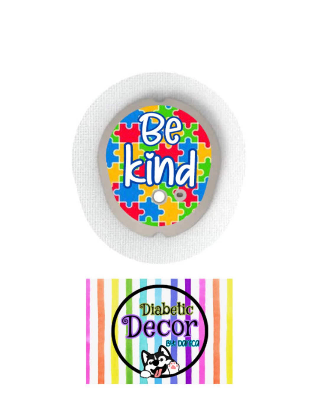 G7/ Be Kind Single Sticker / Dexcom G7 Stickers, Diabetes Stickers ...