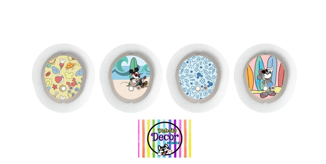 G7/ Summertime 4 Pack / Dexcom G7 Stickers, Diabetes Stickers, Dexcom ...