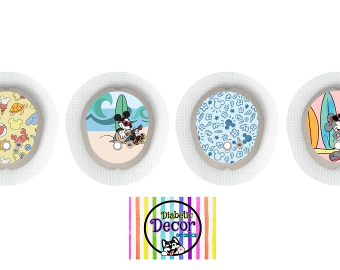 G7/ Summertime 4 Pack / Dexcom G7 Stickers, Diabetes Stickers, Dexcom ...