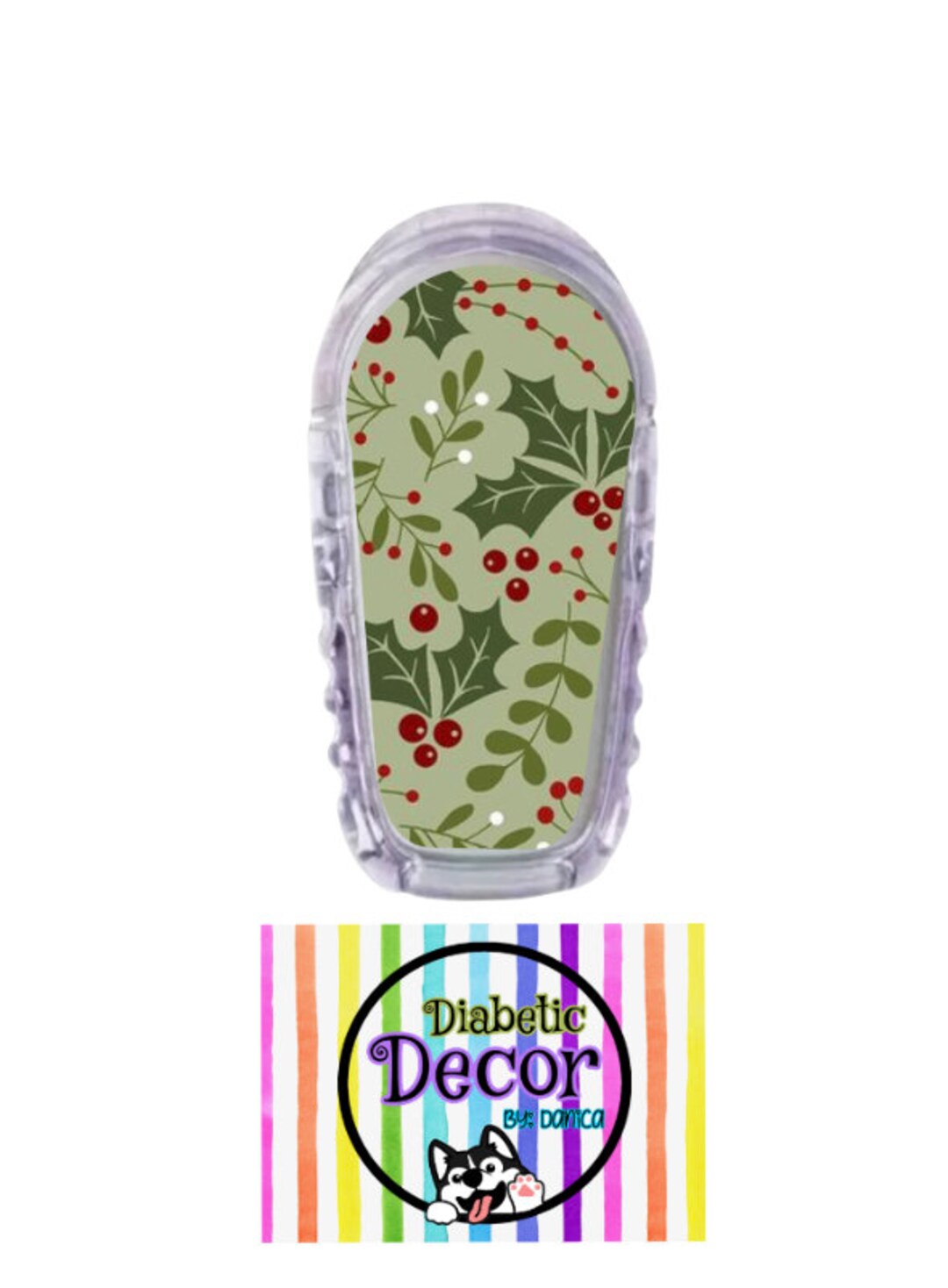 G6/ Holly Single Sticker / Dexcom G6 Stickers, Diabetes Stickers ...