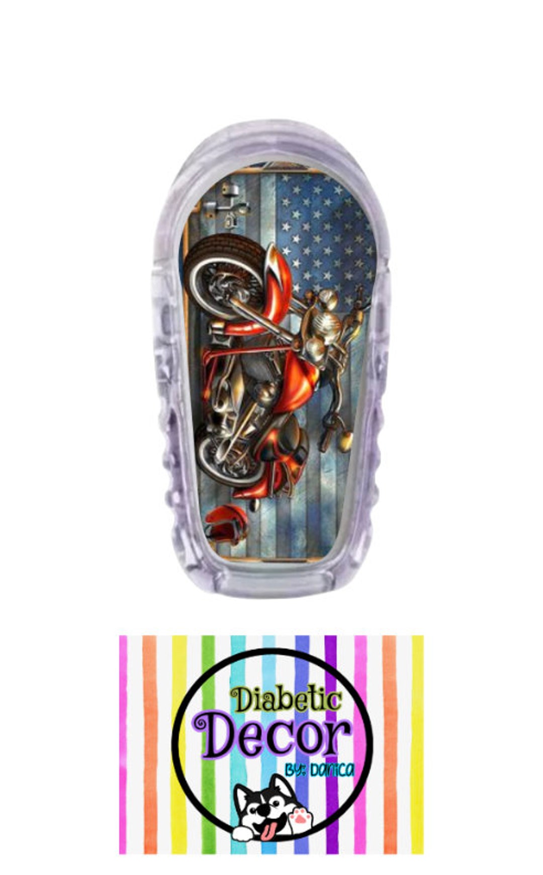 G6/ Motorcycle Single Sticker / Dexcom G6 Stickers, Diabetes Stickers ...