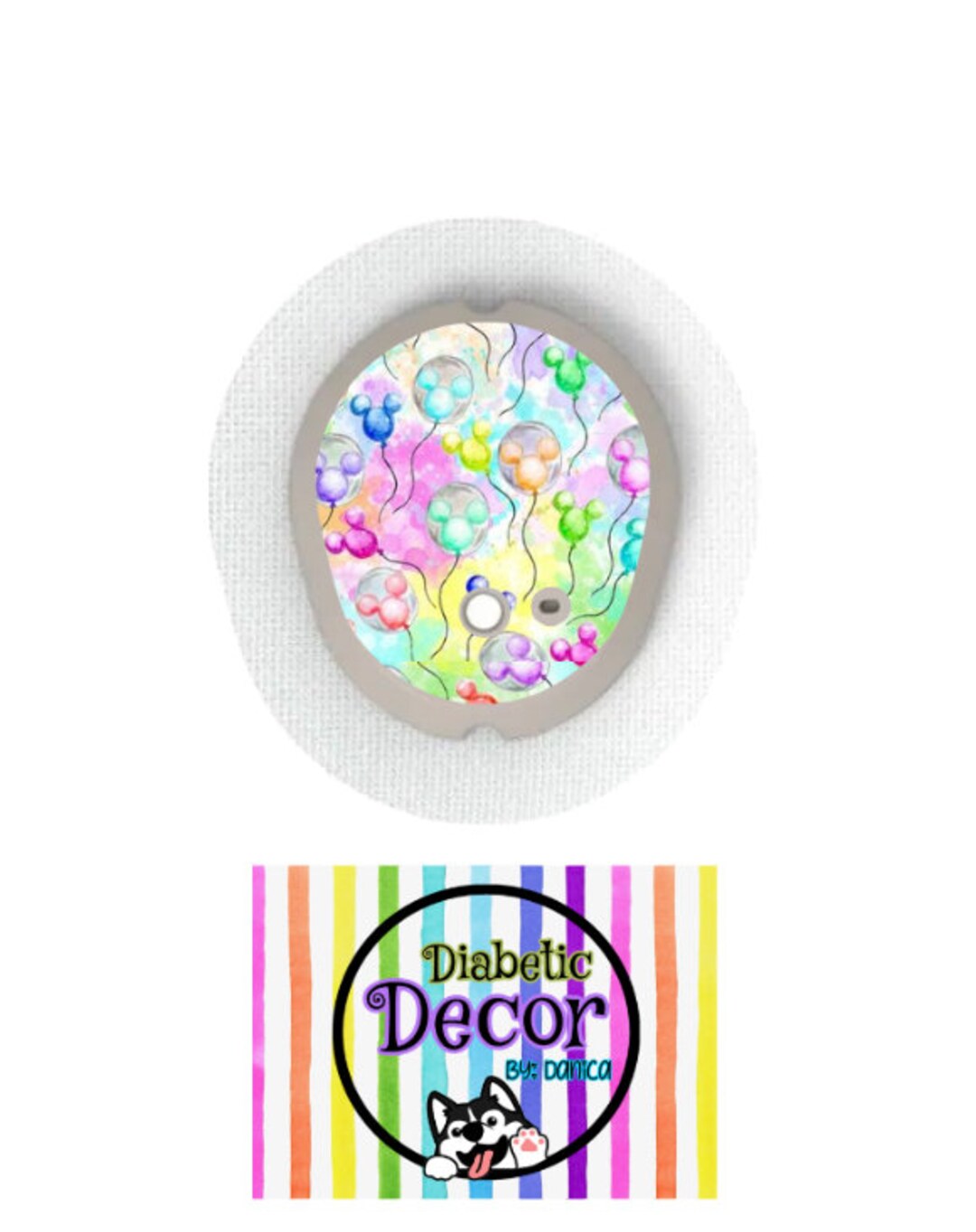 G7/ Magical Balloons Single Sticker / Dexcom G7 Stickers, Diabetes ...