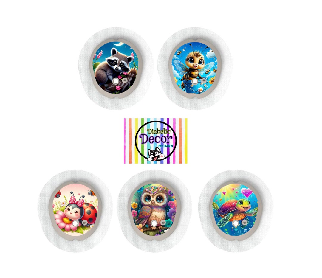 G7/ Animals 5 Pack / Dexcom G7 Stickers, Diabetes Stickers, Dexcom ...