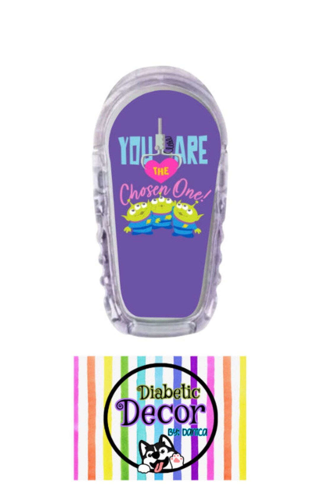 G6/ Choosen One Single Sticker / Dexcom G6 Stickers, Diabetes Stickers ...