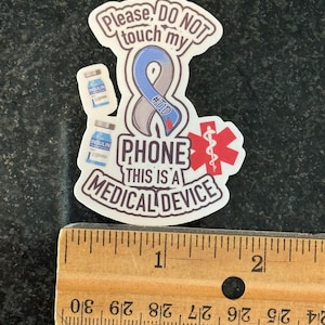 Type 1 Diabetes Phone Sticker/ T1D Stickers/ Type 1 Diabetes Awareness ...