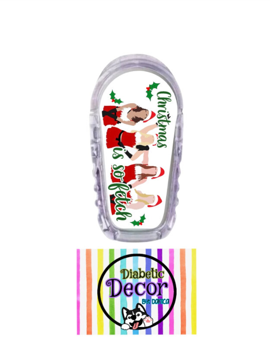 G6/ Christmas is so Fetch Single Sticker /dexcom G6 Stickers, Diabetes ...