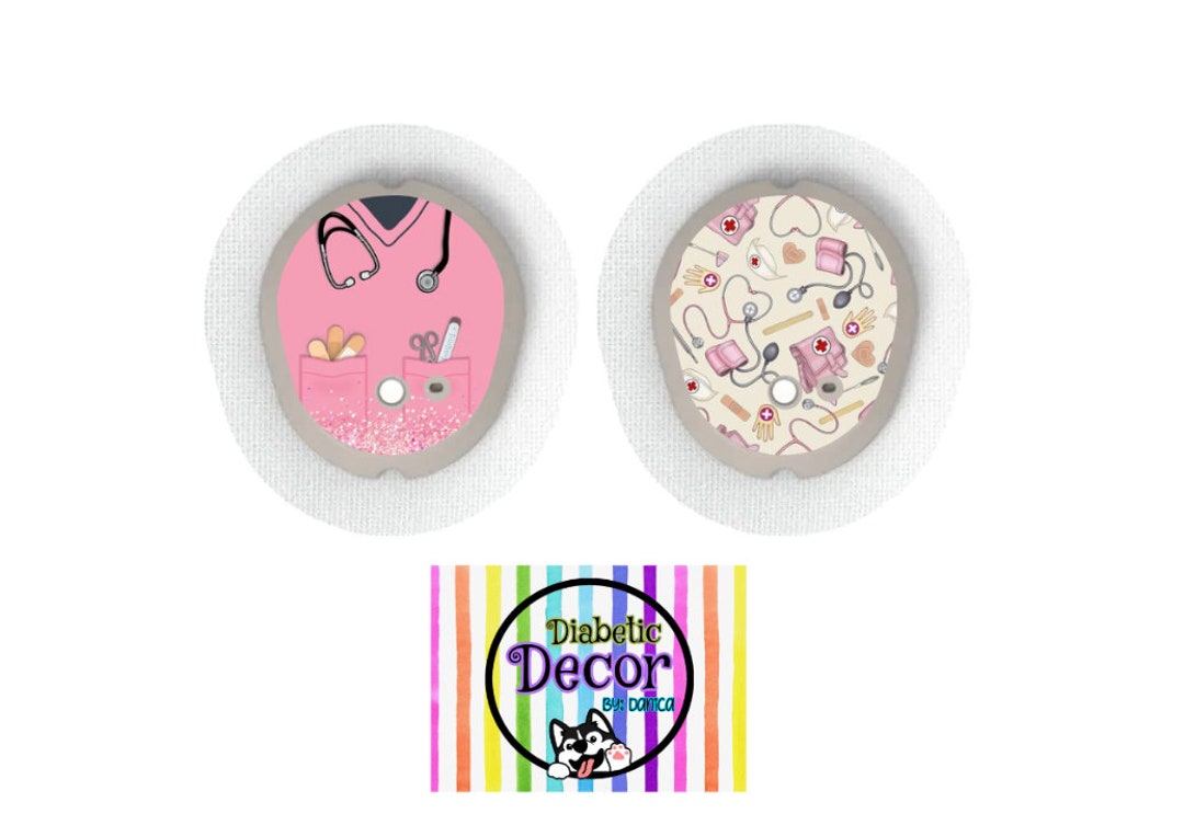 G7/ Nurse 2 Pack / Dexcom G7 Stickers, Diabetes Stickers, Dexcom ...