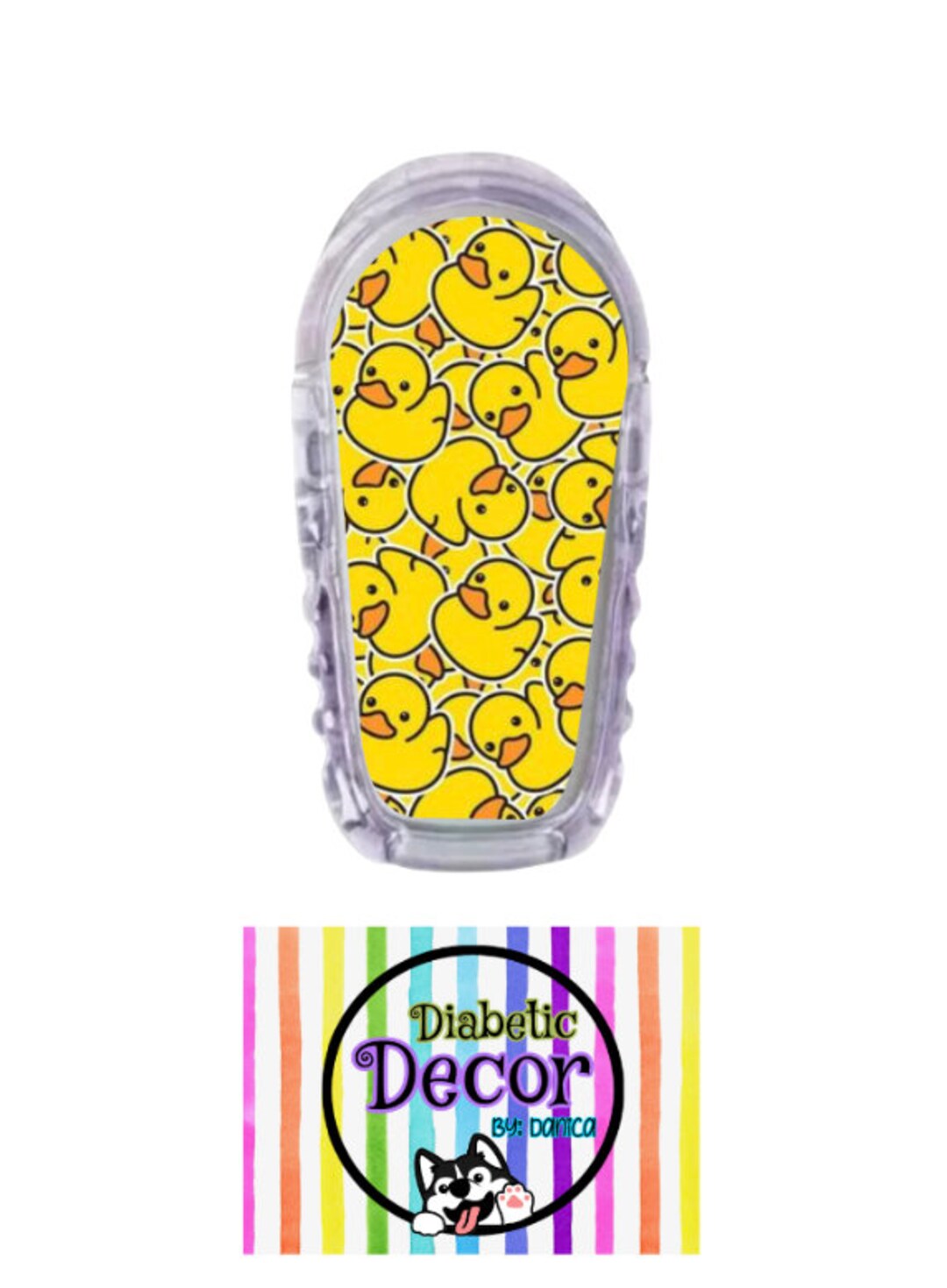 G6/ Ducky Single Sticker / Dexcom G6 Stickers, Diabetes Stickers ...