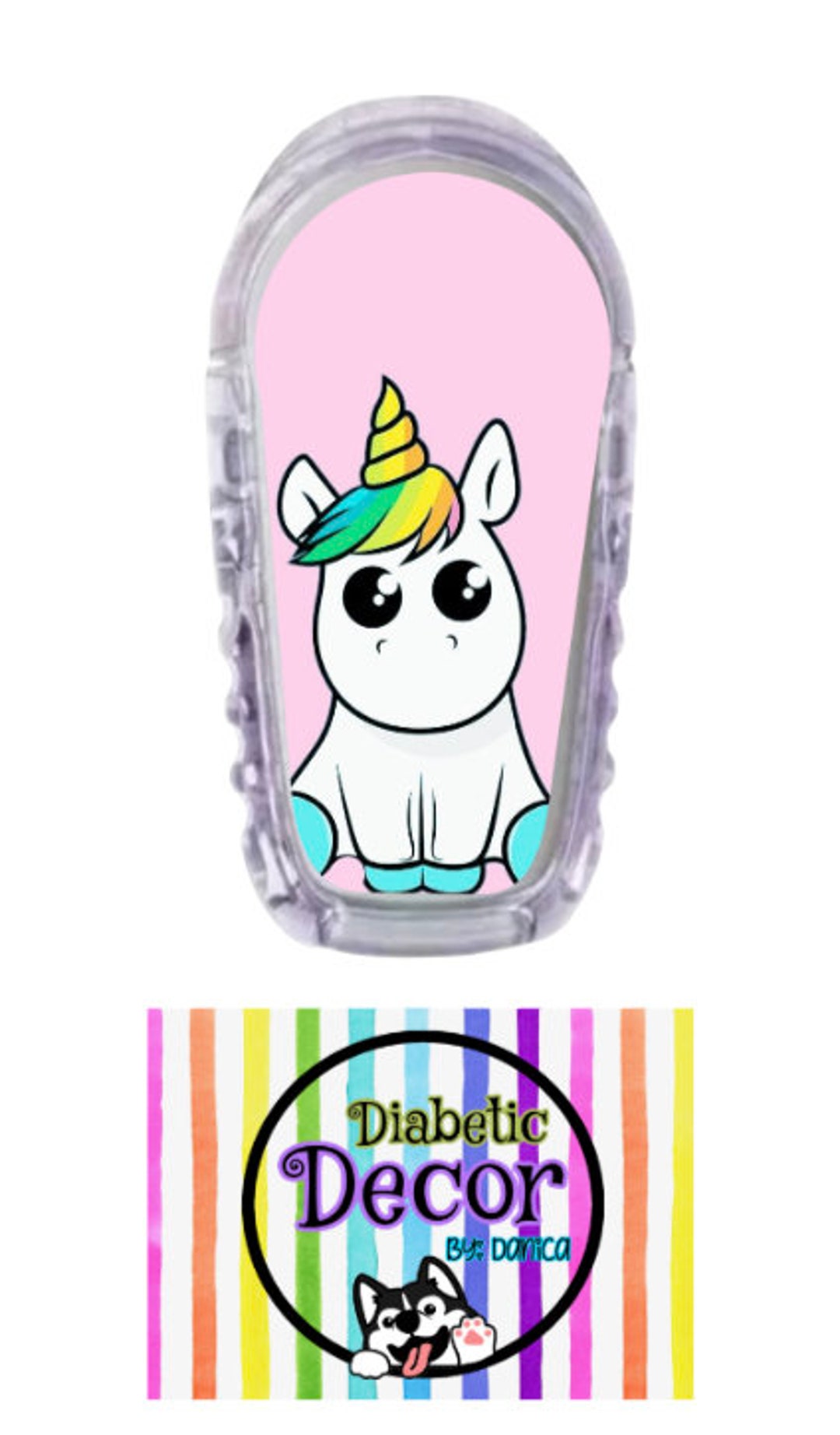 G6/ Rainbow Single Sticker / Dexcom G6 Stickers, Diabetes Stickers ...