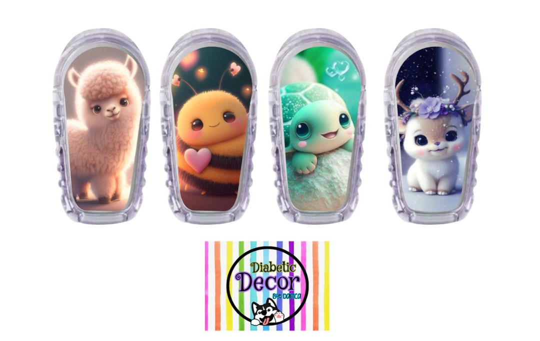 G6/ Too Cute Animals 4 Pack /dexcom G6 Stickers, Diabetes Stickers ...