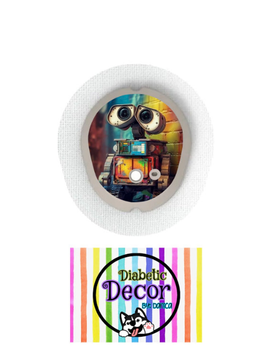 G7/ Wallie Single Sticker / Dexcom G7 Stickers, Diabetes Stickers ...