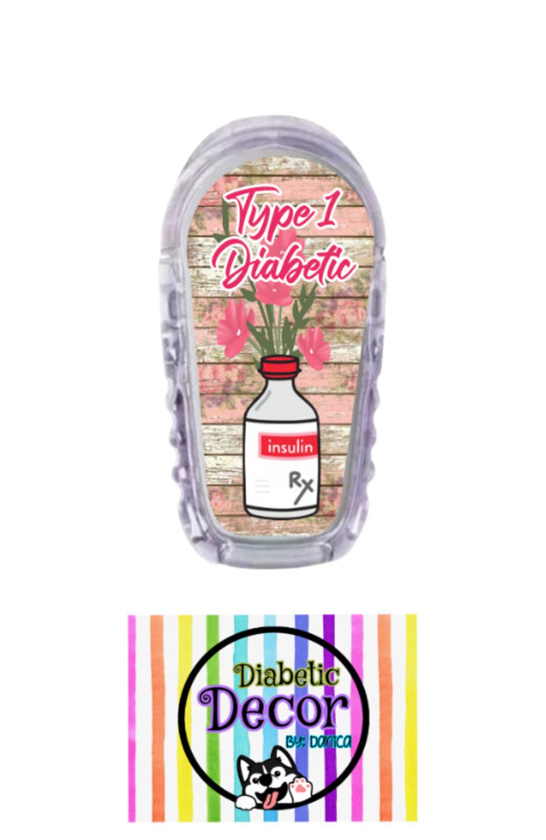 G6/ T1D Pink Single Sticker / Dexcom G6 Stickers,diabetes Stickers ...