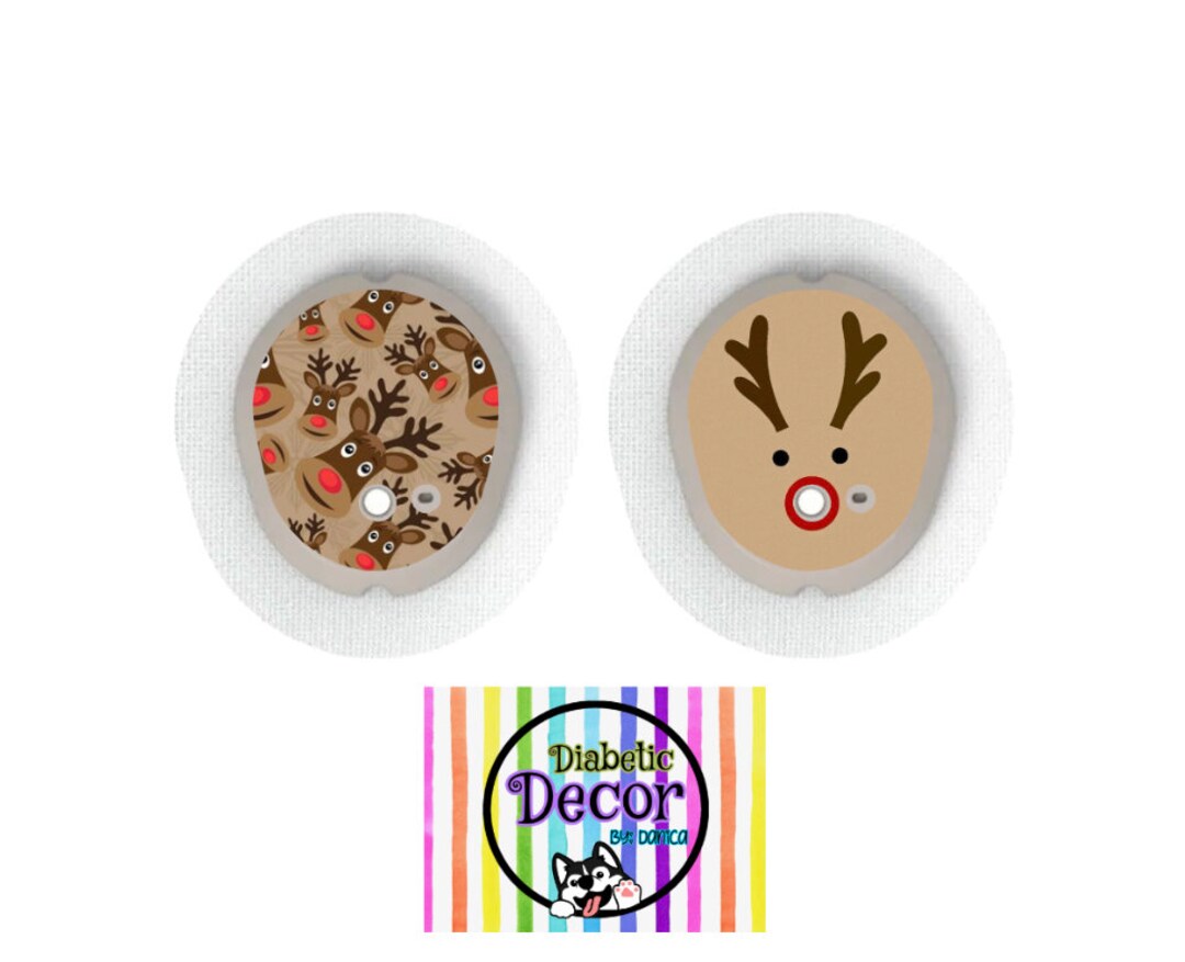G7/ Reindeer 2 Pack / Dexcom G7 Stickers, Diabetes Stickers, Dexcom ...