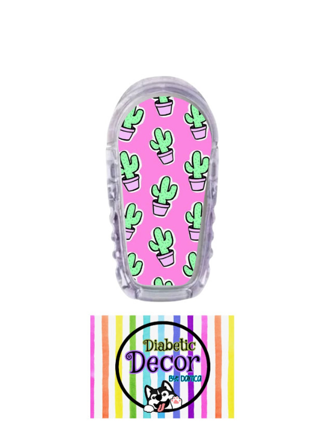 G6/ Cactus Single Sticker / Dexcom G6 Stickers,diabetes Stickers ...