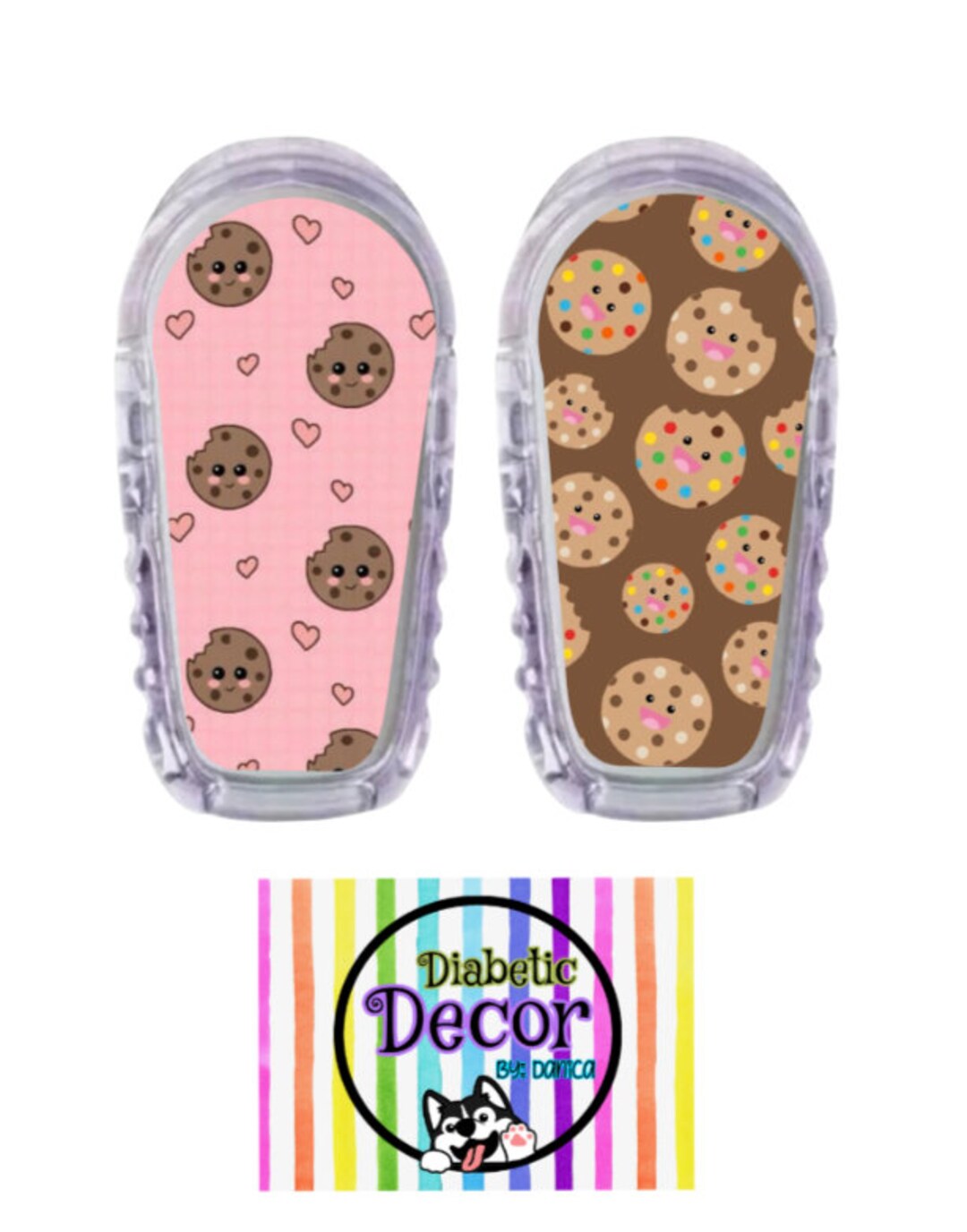 G6/ Cookies 2 Pack / Dexcom G6 Stickers, Diabetes Stickers, Dexcom ...