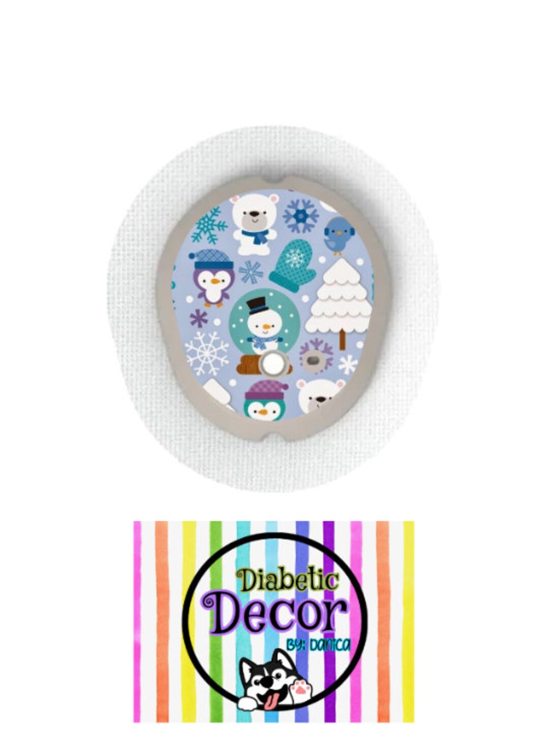 G7/ Winter Fun G7 Single Sticker /dexcom G7 Stickers,diabetes Stickers ...