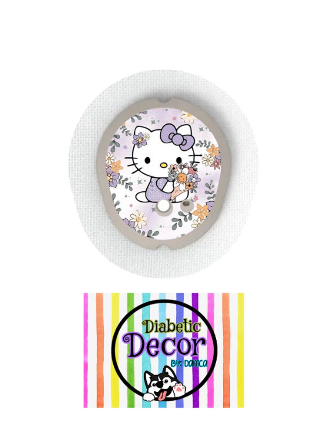G7/ Hello There Kitty G7 Single Sticker /dexcom G7 Stickers, Diabetes ...